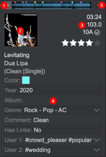 VirtualDJ - User Manual - Interface - Browser - File Info