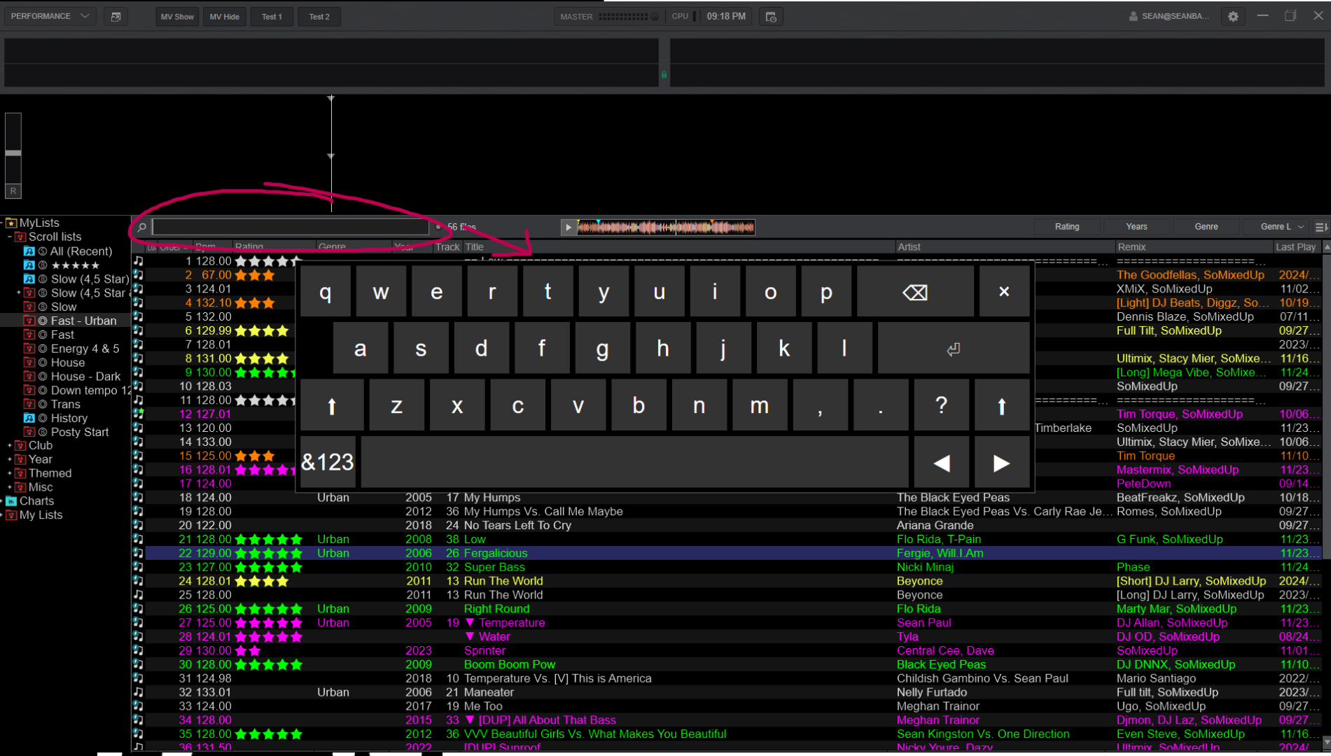 VirtualDJ - What determines if show_keyboard (on screen keyboard) is ...