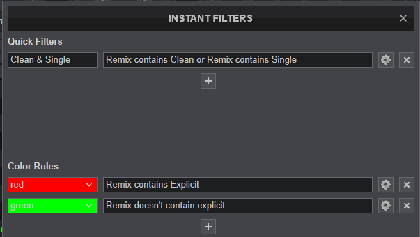 VirtualDJ - Filter out all explicit songs from VJ'Pro