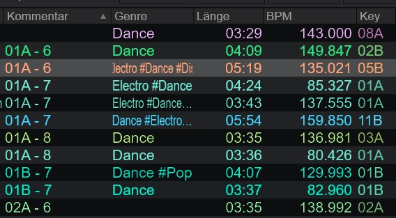 VirtualDJ - Change the Key in the Browser with the result of MIK