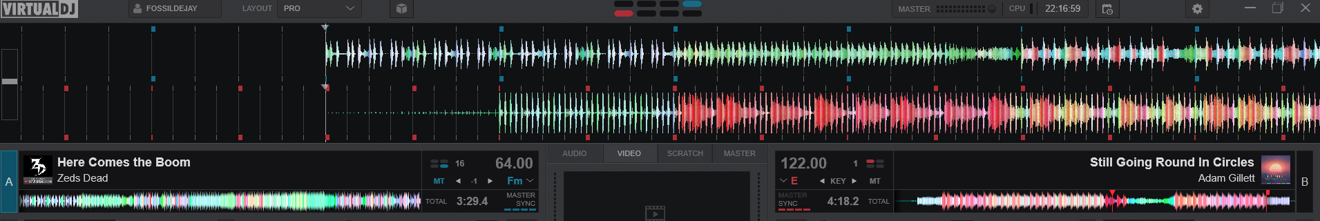 VirtualDJ - Can we Color code sections of the wav form?