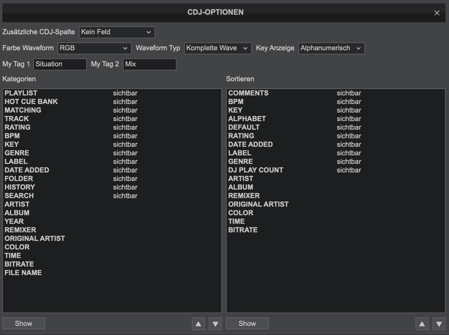 VirtualDJ - CDJ USB Options